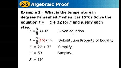 Geometry Section 25 Algebraic Proof Youtube