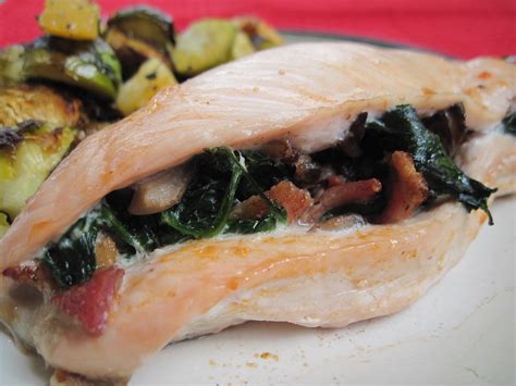 Simple Bacon And Spinach Stuffed Chicken Paleomg