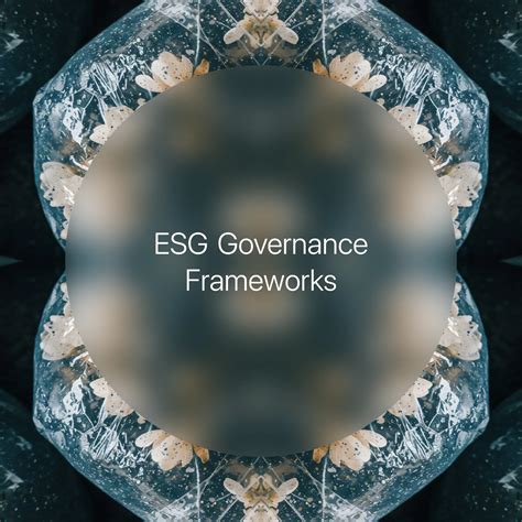 Esg Governance Frameworks → Term