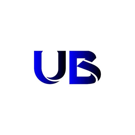 Premium Vector Ub Monogram Logo