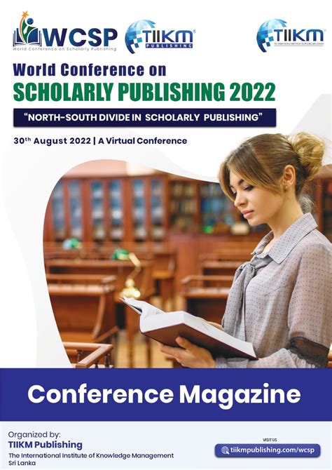 Publish You Research Paper The World Conference On Scholarly Publishing