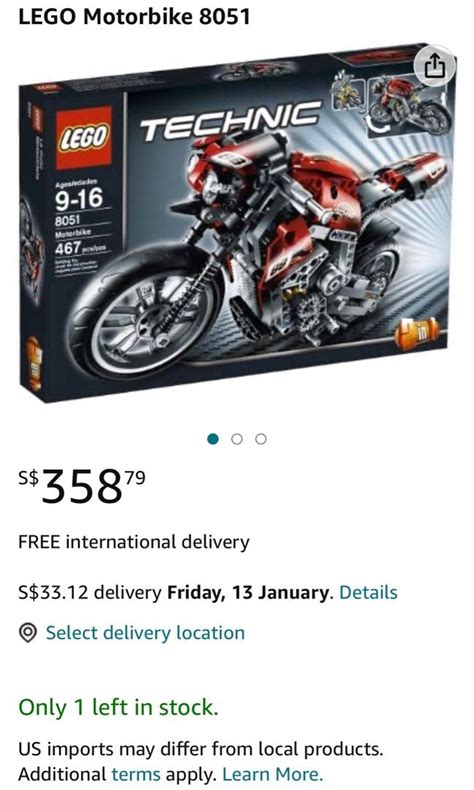 Lego Technic Motorbike Hobbies Toys Toys Games On Carousell