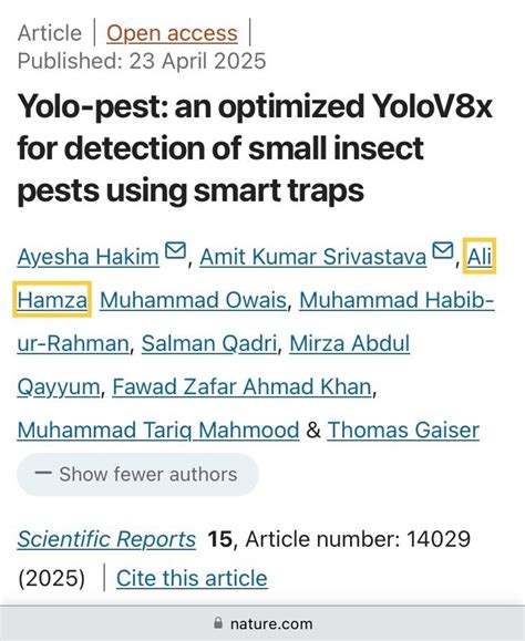 Ai Computervision Yolov8 Deeplearning Smartfarming Agritech Alee Hamza