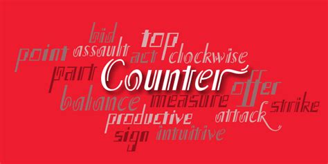 Counter Font Fontforlife Com