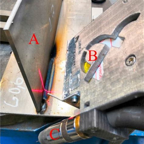 Welding Sequence And Experimental Setup A B C Of The Welding