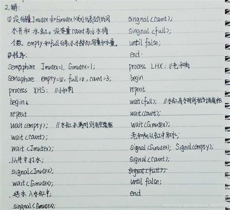 【操作系统】 信号量典型例题分享 操作系统信号量例题 csdn博客