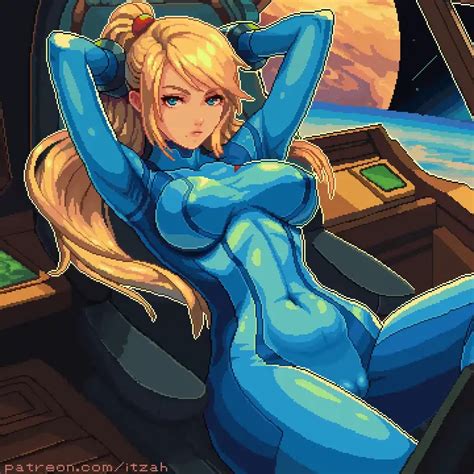 Samus Aran Metroid Drawn By Itzah Danbooru