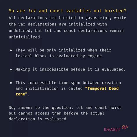 Variable Hoisting In Javascript Pdf Web Development Internet