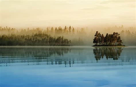 Misty Lake by RobinHedberg on DeviantArt