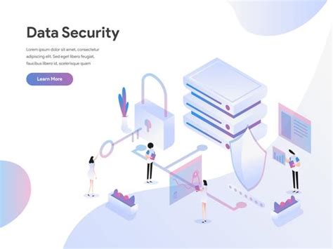 Data Security Isometric Vector Art Icons And Graphics For Free Download