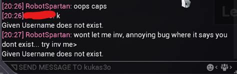 Given Username Does Not Exist Anyone Have A Fix Restarting The Game Didn T Work R Warframe
