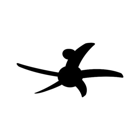 Premium Vector Ceiling Fan Vector Line Art Icon Enhancing Airflow With Elegant Simplicity