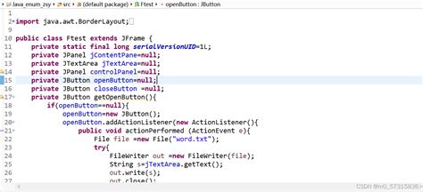 Java第五次作业_public void actionperformed(actionevent e) { showa-CSDN博客