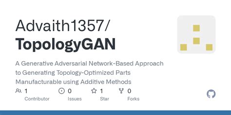 GitHub Advaith1357 TopologyGAN A Generative Adversarial Network Based Approach To Generating