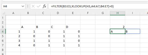 Excel Filter Columns Based On A Matched Row Stack Overflow