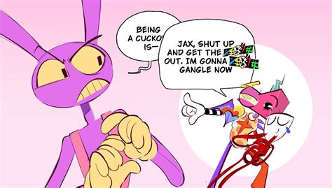 Jax Gangle And Zooble The Amazing Digital Circus Drawn By