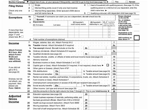 2025 Printable 1040 Tax Forms Download And Print Free Educational