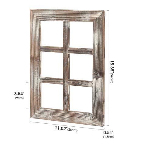 Rustic Window Frame Barn Wood Window Frame Flower Box Amish Wares