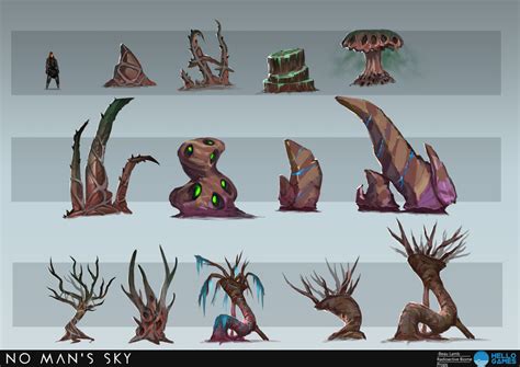 Artstation Nms Biome Concepts Beau Lamb Earth Games Alien Spaceship No Mans Sky Sci Fi