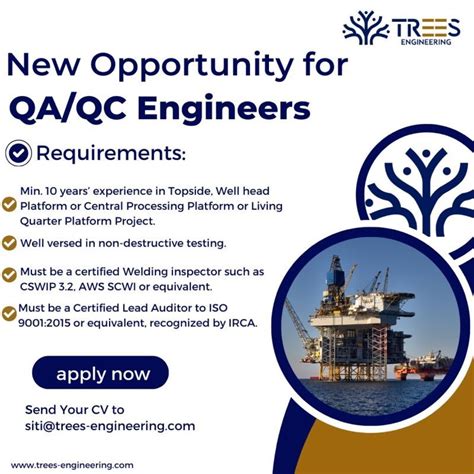 happy friday readers i have an exciting opportunity for qaqc… join