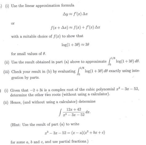 i use the linear approximation formula Δy≈f′ x Δx