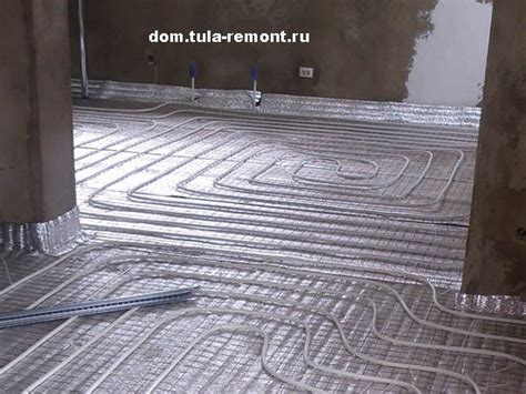 Теплый пол, полы монтаж и установка в Туле