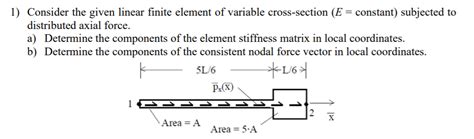 1 Consider The Given Linear Finite Element Of