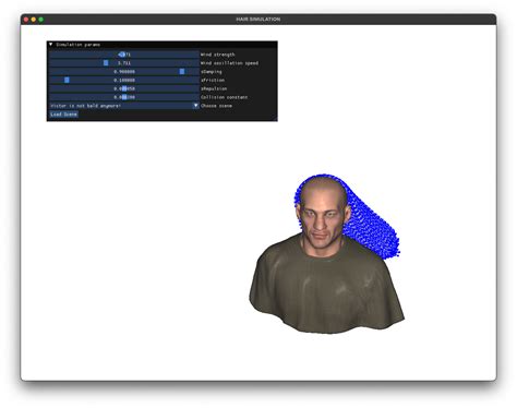 Github Karthikriyerhairsim Hair Simulation Based On The Paper Fast Simulation Of