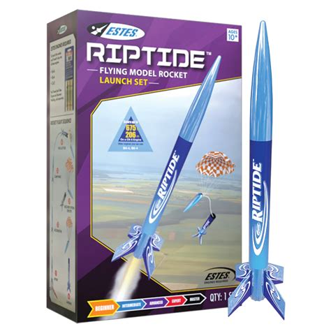 Estes Es1403 Riptide Rocket Launch Set Ready To Fly Redline Performance
