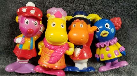 Backyardigans Circus Playset Bobble Head Figures Tasha Pablo Tyrone