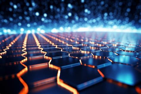 premium ai image a close up of a computer keyboard on a blue surface generative ai