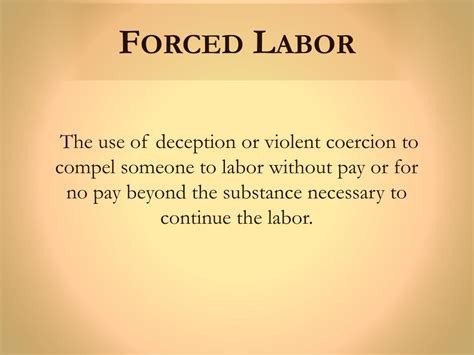 Forced Labor Meaning Confronting Root Causes Forced Labour In Global