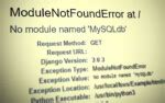 Solved ModuleNotFoundError No Module Named MySQLdb
