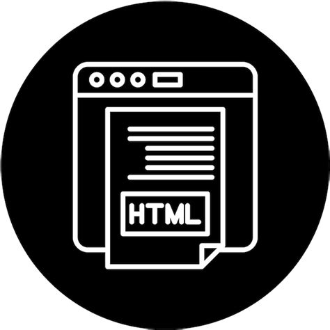 Premium Vector Vector Design Html Icon Style