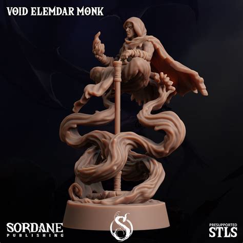 3d Printable Void Elemdar Monk By Sordane Publishing