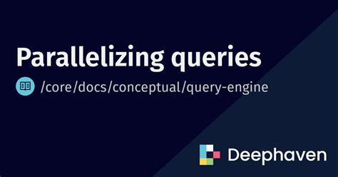 Parallelizing Queries Deephaven