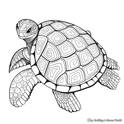 Turtle Shell Coloring Pages Free And Printable Turtle Shell Coloring Pages Free And Printable