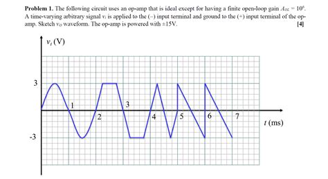 solved problem 1 the following circuit uses an op amp