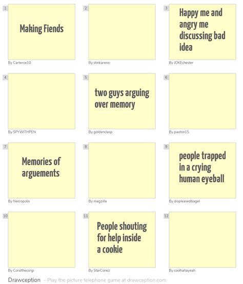 Making Fiends Drawception