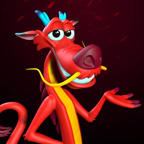 Artstation Mushu Dragon