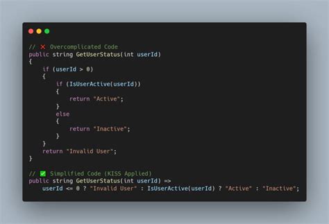keepitsimple kissprinciple cleancode codemaintainability… syed