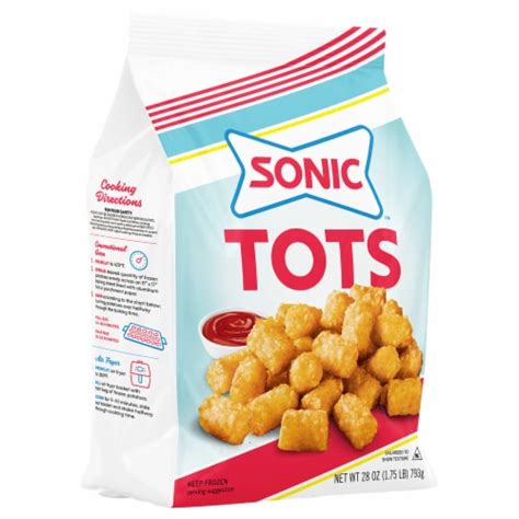 Sonic Super Crispy Tot Frozen Potatoes 28 Oz Kroger