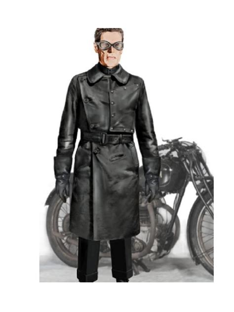 The Grand Budapest Hotel Jopling Willem Dafoe Leather Coat