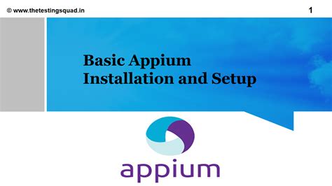 Basic Appium Installation And Setup Learn Appium Online