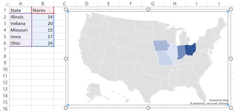 Cómo crear un gráfico de mapa geográfico en Microsoft Excel Systempeaker