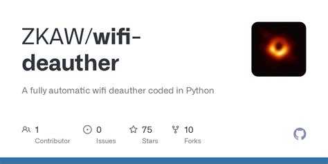 GitHub ZKAW Wifi Deauther A Fully Automatic Wifi Deauther Coded In Python