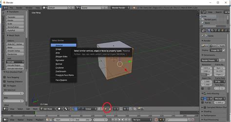 Mesh The Option To Select Similar Area Is Not Available Blender Stack Exchange