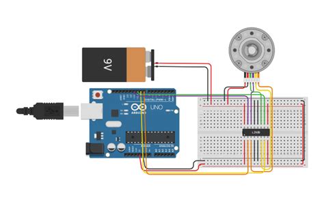 Circuit Design Copy Of Stepper Motor Tinkercad