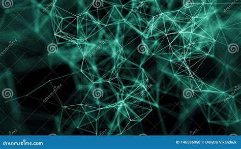 Data Technology Background Big Data Visualization Connecting Dots And Lines Science