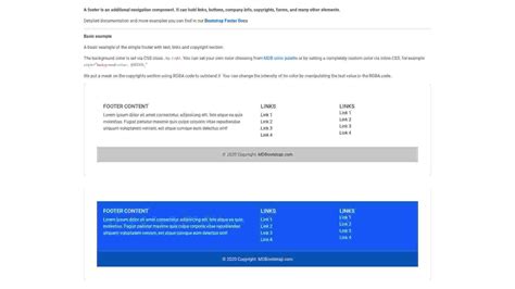 MDBootstrap Snippets Material Design For Bootstrap